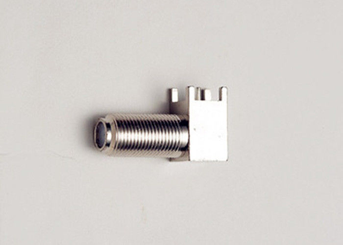 RF Leakage F Type Coax Connector Parts DC 2GHZ For PCB Board Assembly